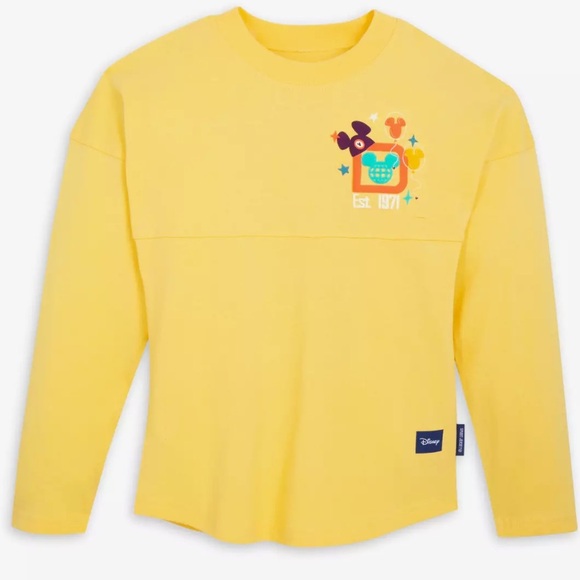Disney | Shirts & Tops | Disney Yellow Jersey With Donald Duck And ...